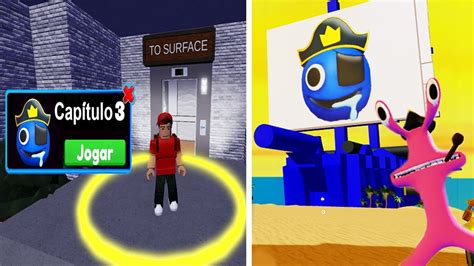 ENTREI NO NOVO MAPA DO RAINBOW FRIENDS CAPÍTULO 3 Chapter 3 NO