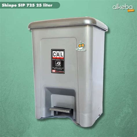 Promo Tempat Sampah Kotak Injak Pedal Shinpo 25 Liter 725 SIP Diskon 23