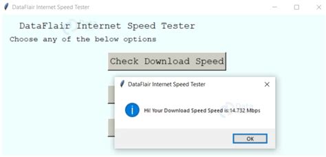 Internet Speed Test Using Python DataFlair
