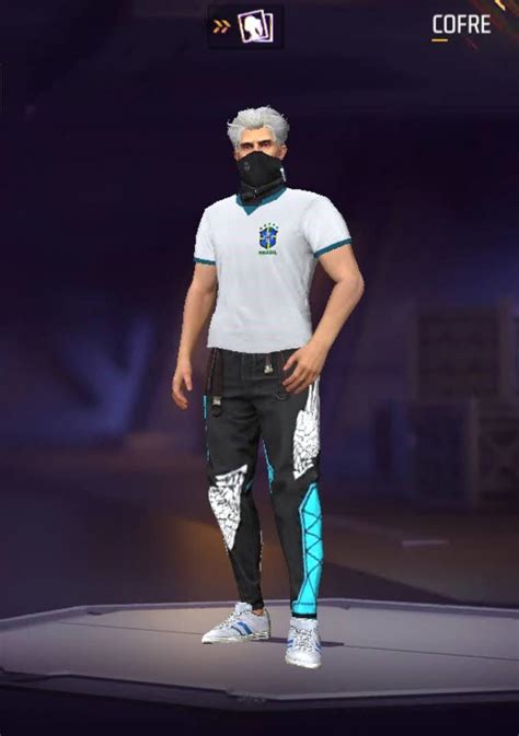 Skin Camisa CBF Calça Angelical Combinação de Roupas e Skins Free