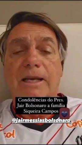 Jair Bolsonaro Manifesta Pesar Pelo Falecimento De Siqueira Campos