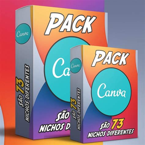 Pack Canva Artes Editáveis 73 Nichos Diferentes Bônus Arquivos
