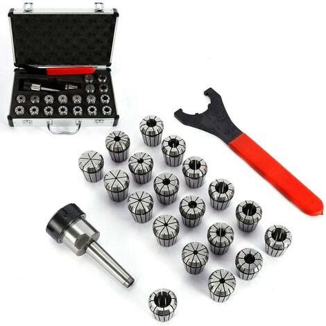 Jeu de 21 pinces de serrage de précision MK2 MT2 ER32 M10 avec étui