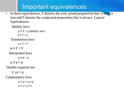 Discrete Mathematics Precedence Of Logical Operators PPT