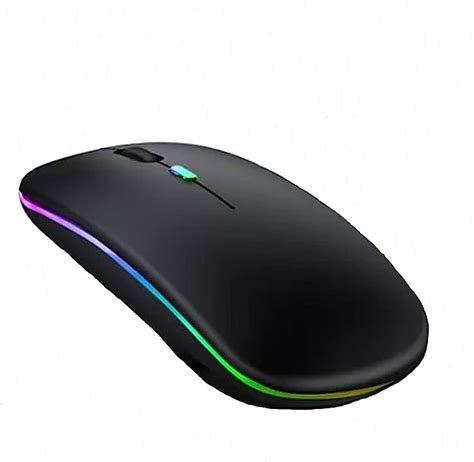 Mouse Sem Fio Recarregável Wireles Optico Led Rgb Ergonômico Amazon
