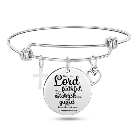 Brazalete De Acero Inoxidable Con Grabado De La Biblia Pulsera Con