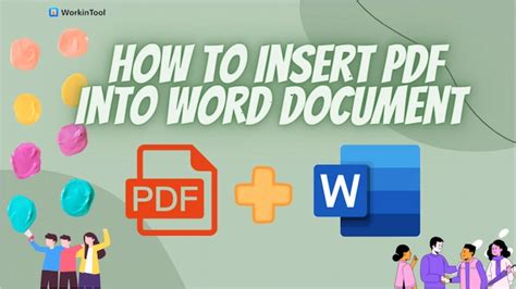 How To Insert Pdf Into Word Document Easily Ways