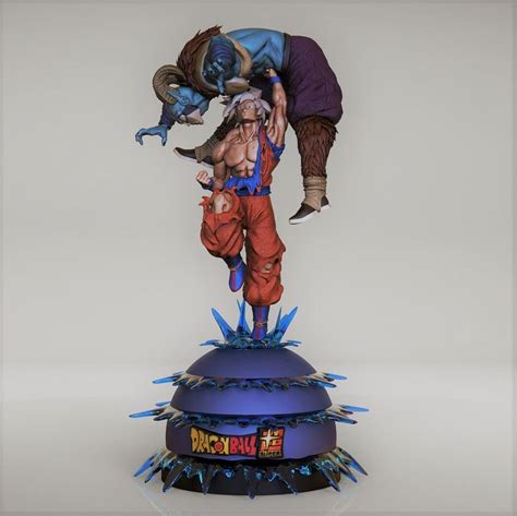 Goku And Moro Diorama From Dragonball SpecialSTL