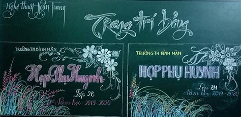 10 mẫu mẫu trang trí bảng họp phụ huynh đơn giản và dễ thực hiện