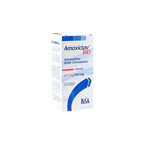 AMOXICLAV BID AMOXICILLIN CLAVULANIC ACID 875MG 125MG 14TAB