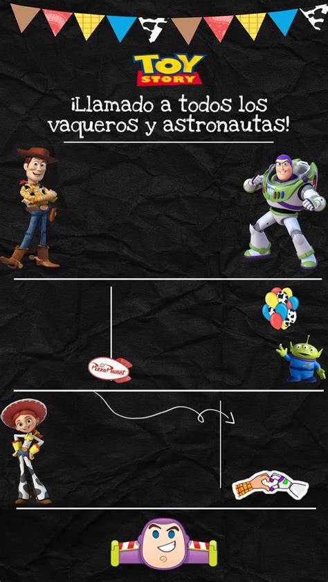 Invitación Toystory Para editar en 2024 Invitaciones de toy story
