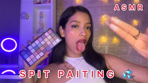 ASMR TE MAQUILLO con BABITAS SPIT PAITING asmr en español YouTube