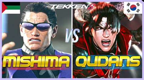 Tekken 8 MishimaKSA Kazuya Vs Qudans Rank 1 Devil Jin Ranked