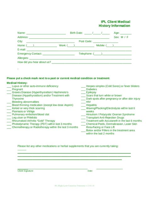 Personal Ination English Docx Doc Template PdfFiller