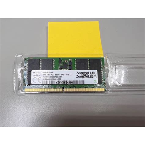 SK Hynix 海力士 NB DDR5 16GB 5600MHz 原廠筆記型記憶體 蝦皮購物