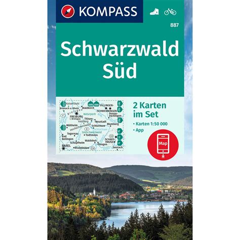 KOMPASS WANDERKARTEN SET 887 SCHWARZWALD SÜD 2 KARTEN von NoAuthor