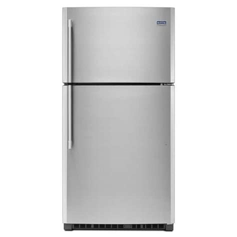 Reviews For Maytag 21 Cu Ft Top Freezer Refrigerator In Fingerprint