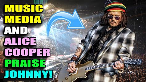 Music Media And Alice Cooper PRAISE Johnny Depp YouTube