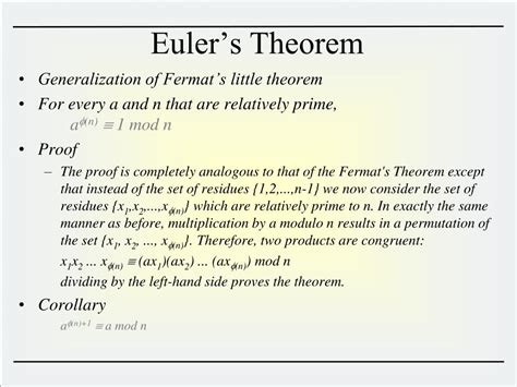 ppt lect 12 number theory powerpoint presentation free download id 2873202
