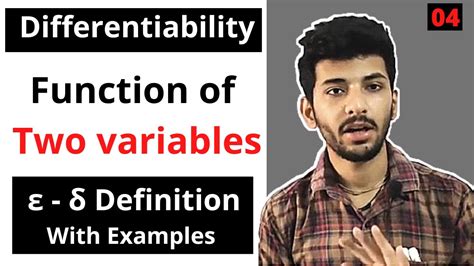 differentiability of function of two variable functions real analysis youtube