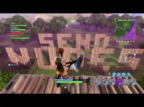 SEND NUDES Giant Fortnite Build YouTube
