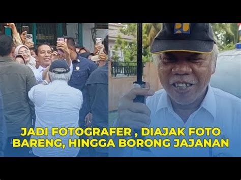 Merakyat Seperti Presiden Jokowi Aksi Menteri Basuki Jadi Fotografer