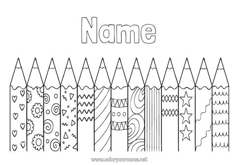 Coloring Page No Art Coloured Pencil Teacher
