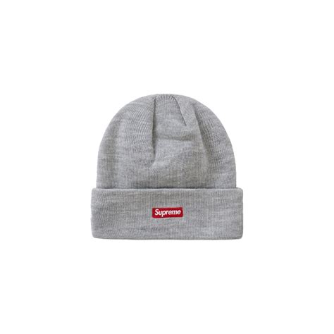 Supreme New Era S Logo Beanie FW22 Heather GreySupreme New Era S Logo
