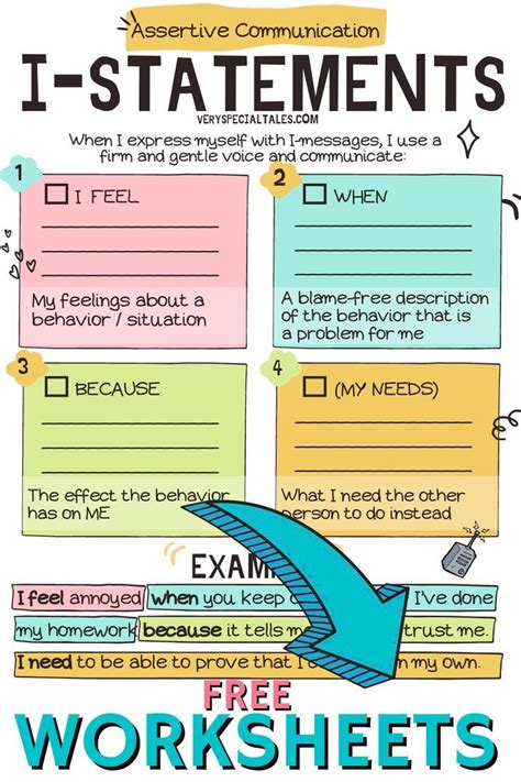 Printable I Statements Worksheet