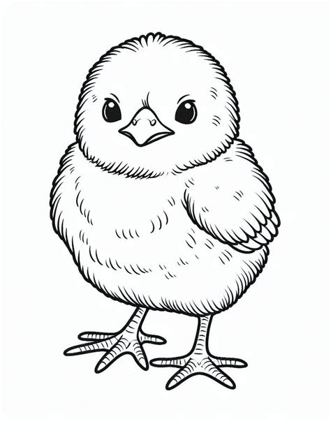 Dibujos De Pollitos Para Colorear Dibujos Online
