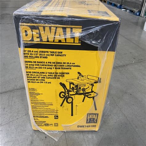 NEW DEWALT 15 Corded 10 In Job Site Table Saw With Rolling Stand