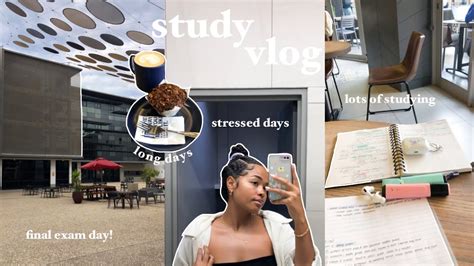 STUDY VLOG Final Exam Week Lots Of Studying Revision Stress