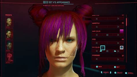 Cyberpunk Female V Customization Youtube