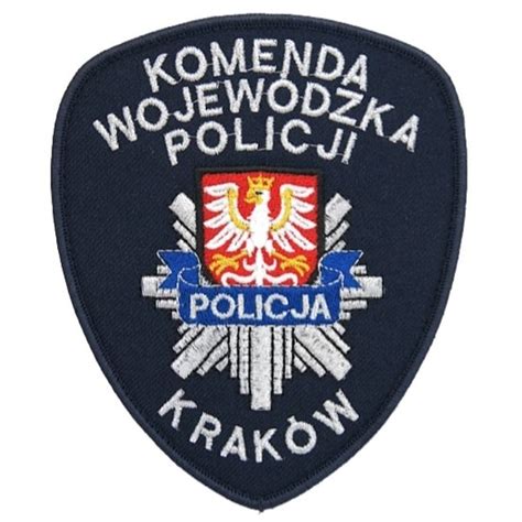 Emblemat Komenda Wojewódzka Policji Kraków Granatowy cena i