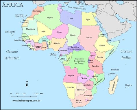 Mapa Africano Politico