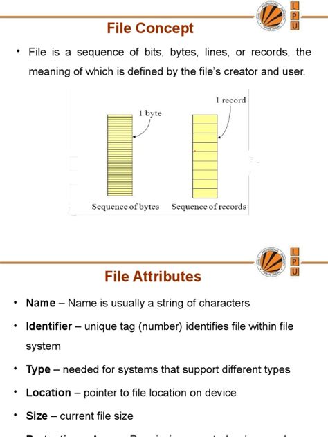 unit 6 file system interface pdf computer file file system