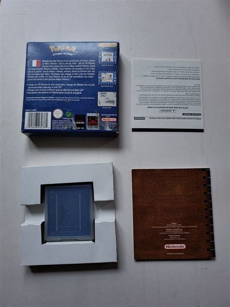 Pokémon Version Bleu Nintendo Game Boy PAL FRA eBay
