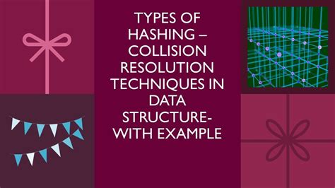 types of hashing collision resolution techniques in data structures youtube