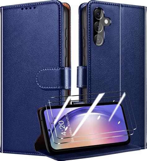 QHOHQ Tenphone Coque pour Samsung Galaxy A54 5G 2 Pièces Verre Trempé