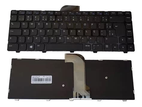 Teclado Notebook Dell Inspiron 14 3421 Preto Br Parcelamento Sem