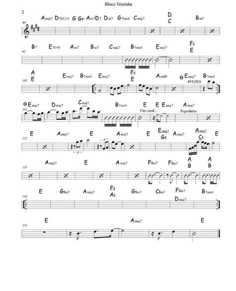Meu Cavaquinho Partituras Partitura Tristinha Pelo Amor De Deus Um