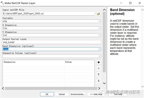 基于ArcGIS的nc NETCDF 转tif格式 知乎