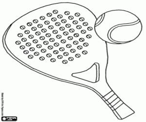 Desenhos De Esportes De Raquete Para Colorir Jogos De Pintar E Imprimir