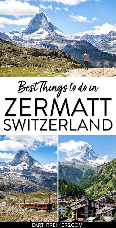 Amazing Things To Do In Zermatt Switzerland Artofit