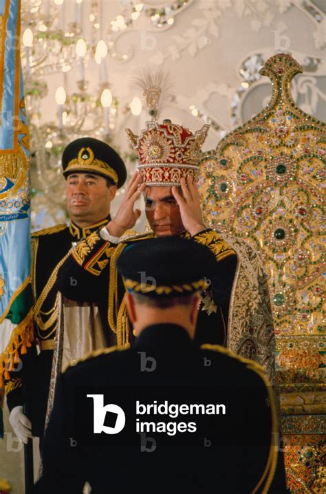 Image Of Shah Mohammad Reza Pahlavi Crowns Himself Aryamehr Shahanshah