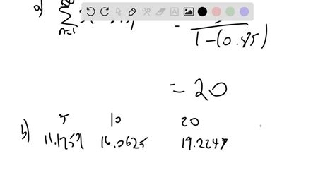 solved numerical graphical and analytic analysis a find the sum of the series b use a