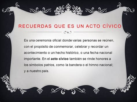 TOMi digital Recuerdas qué es un Acto Cívico