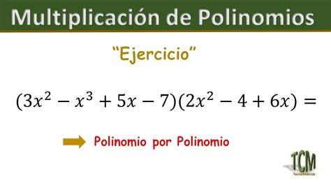 Expresiones Algebraicas Multiplicacion Polinomio Por Polinomio