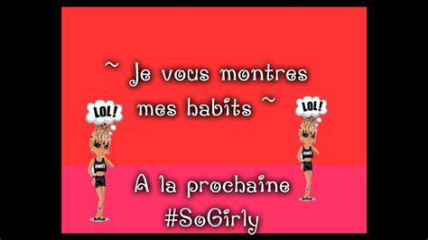 Je Vous Montres Mes Habits YouTube