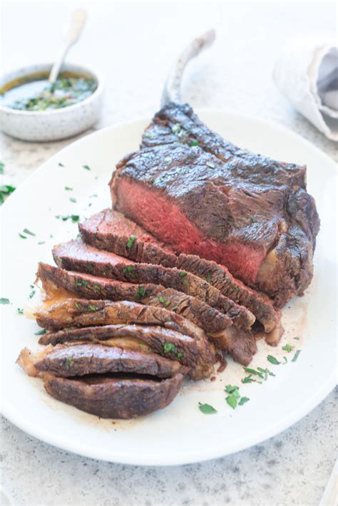 Grilled Tomahawk Steak Flavor The Moments